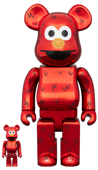 [Preorder] Elmo Chrome Ver. 400%+100% Bearbrick – Eye For Toys